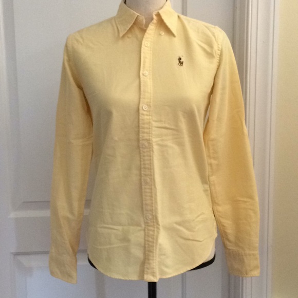 Ralph Lauren | Tops | Yellow Ralph Lauren Button Down | Poshmark